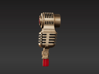 👁️ Sinister Entertainer's Glowing Eye Microphone - 3D Printed Prop・ STL ...
