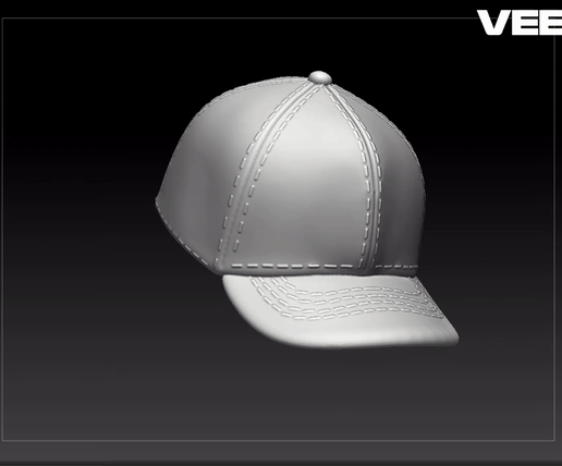⚾ BASIC CUSTOMIZABLE BASEBALL CAP KEYCHAIN・ STL File for 3D printing・Cults