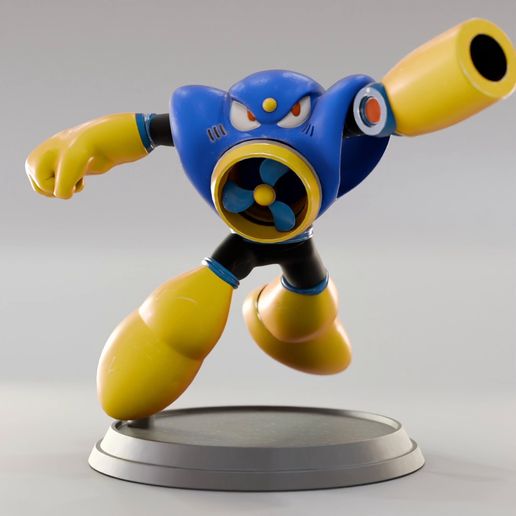 👨 Air Man from Mega Man 2・ 3D File for 3D printing・Cults