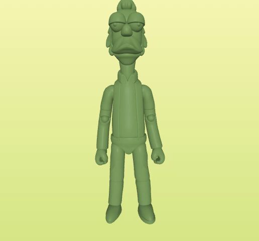 ☕ Lenny Simpsons・ STL File for 3D printing・Cults