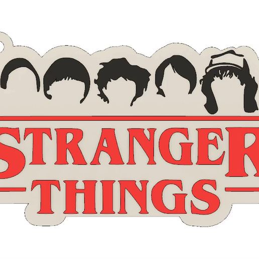 🗝️ Stranger Things keychain・ STL File for 3D printing・Cults