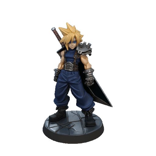 ☁️ Cloud FF / D&D Miniature and Class: Greatsword Fighter final fantasy ...