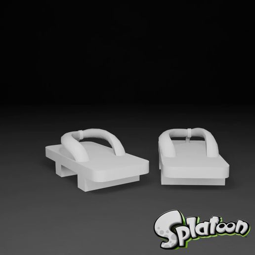 ⚙️ Floral Traditional Splatoon Sandals for Stylish Combat / Sandalias ...