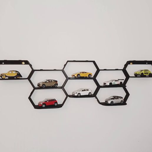 🤏 Modular display for small cars・ STL File for 3D printing・Cults