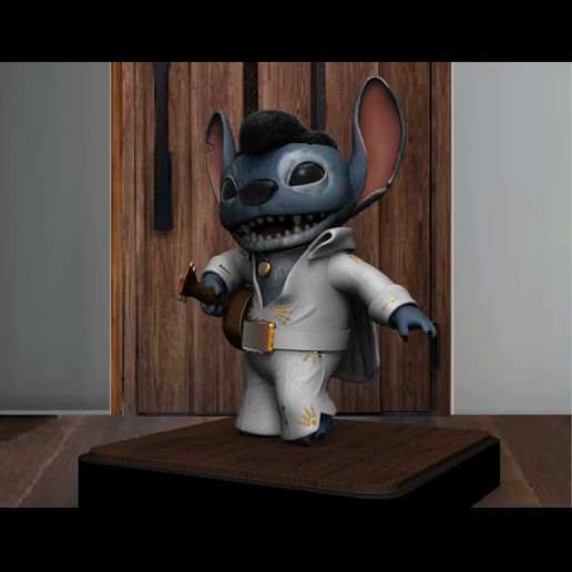 🎬 STITCH ELVIS [From Lilo&Stitch 2025 movie ]・Archivo STL para ...