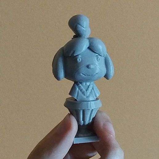 🆕 Isabelle Animal Crossing New Horizons Bust・ STL File for 3D printing ...
