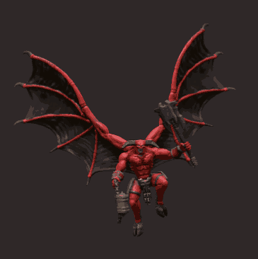 🩸 Blood Demon・ STL File for 3D printing・Cults