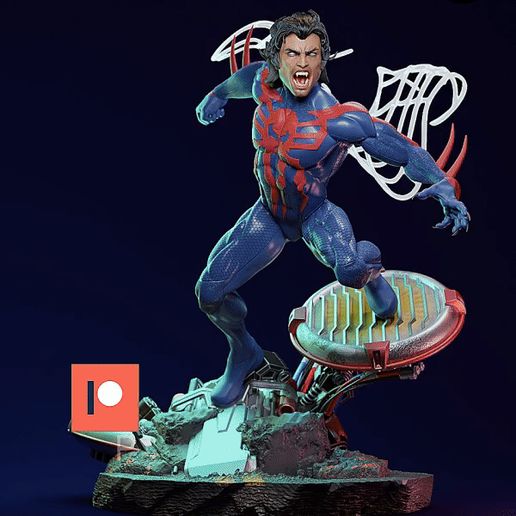 🕷️ Spider Man 2099(Miguel O'hara) CHARACTER BY ESM・ 3D File for 3D ...