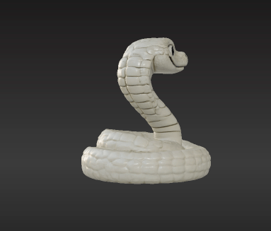🐍 Cartoon-Style Coiled Snake Figurine – Easy Print STL・ STL File for 3D ...