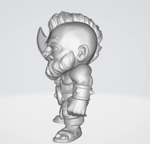 Archivo STL gratis Chibi Dwarf Barbarian 🧸 ・Plan de la impresora 3D ...