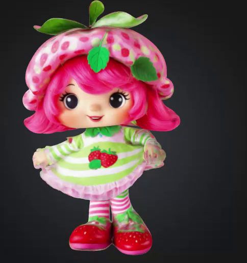 STL file strawberry shortcake , fraisinette 🍓 ・Model to download and 3D ...