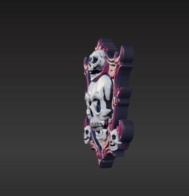 👹 Stylized Monster High Crest – Spooky School Logo for Keychains ...