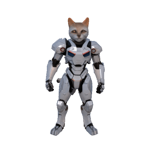 🐱 Mecha Cat・ STL File for 3D printing・Cults