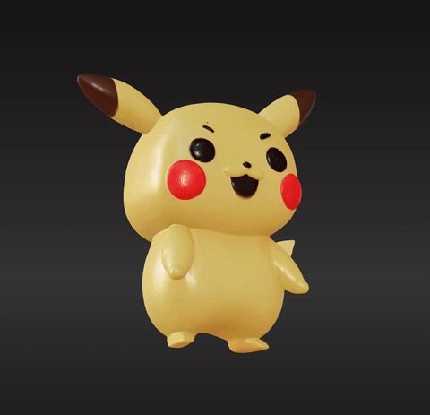 STL file Fat Pikachu Figure ・Template to download and 3D print・Cults