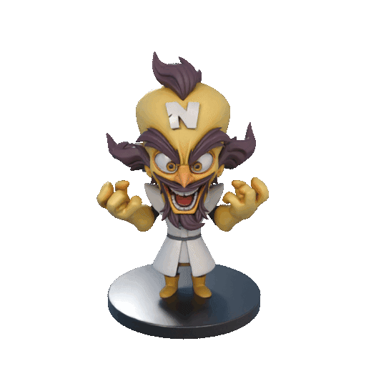🩺 Doctor Neo Cortex - Crash Bandicoot chibi figure・Archivo STL para ...