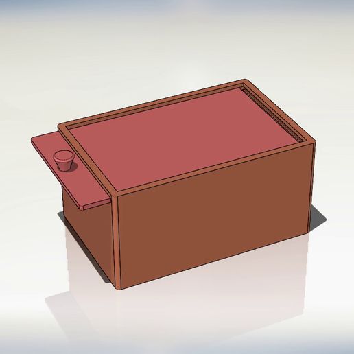 📦 Box with Sliding Cover・ STL File for 3D printing・Cults