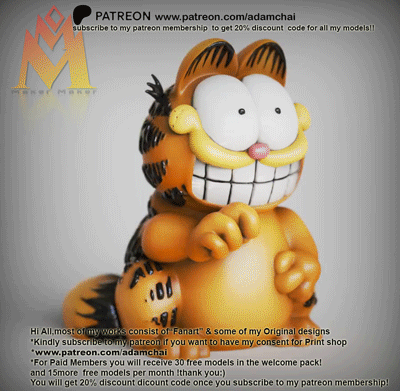 garfield smiling