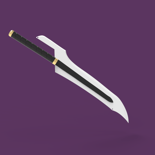 🗡️ Ichigo Kurosaki's True Bankai Sword - Bleach Anime 3D Model・ STL ...