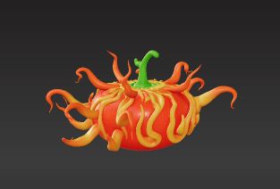 🔥 Swirling Fire Fruit - Life-Sized Prop for Anime Fans・ STL File for 3D ...