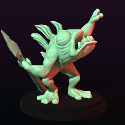 🎲 Murloc Headhunter・Free STL File for 3D printing・Cults