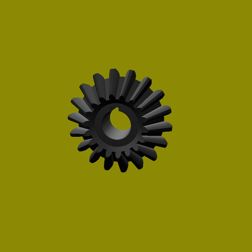 ⚙️ Piñón cónico de módulo 6 diseñado en Solid Edge (práctica de ...