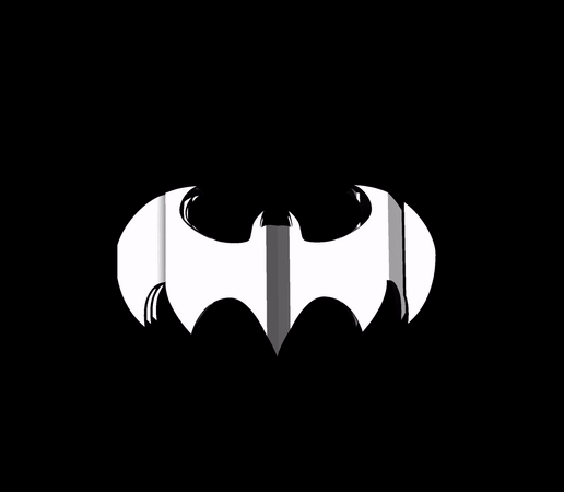 batman icon text