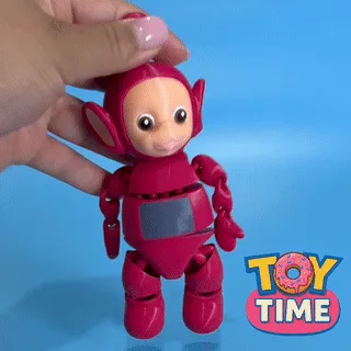 👌 Flexi Teletubby Po・ 3D File for 3D printing・Cults