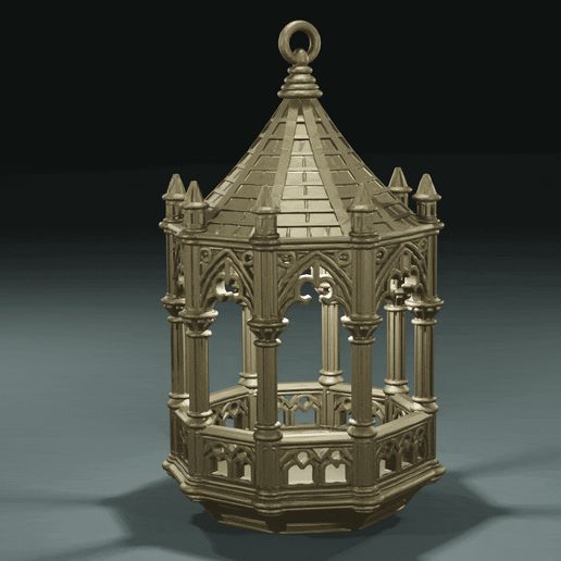 🐦 Gothic Gazebo Bird Feeder・ STL File for 3D printing・Cults