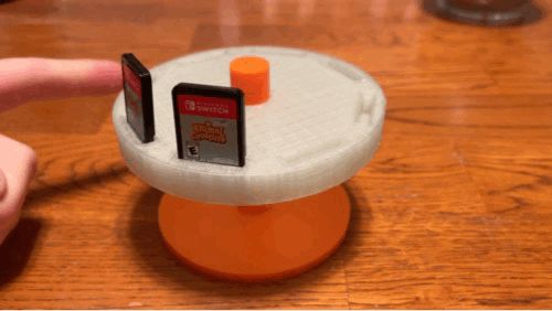 Free STL file Nintendo Switch Game Card Rack / Lazy Susan 🕹️ ・3D print ...