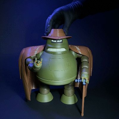 🤖 FUTURAMA 3D: Donbot・ 3D File for ・Cults