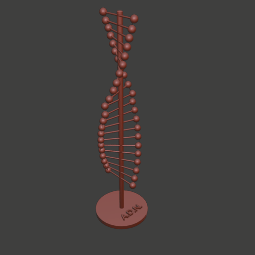 🧬 DNA mock-up・Free STL File for 3D printing・Cults