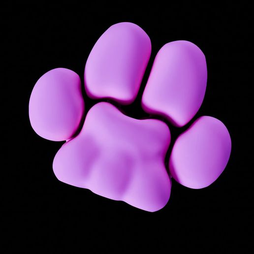🐱 ARTICULATED CAT PAW PADS FIDGET TOY KEYCHAIN - FLEXIBLE DESIGN・ STL ...