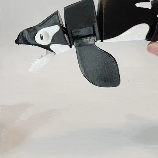 🐳 ARTICULATED ORCA・Free STL File for 3D printing・Cults