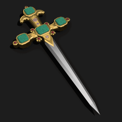 Archivo STL Fancy Royal Dagger 🗡️ ・Objeto imprimible en 3D para ...