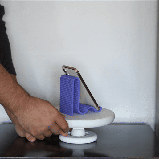 📱 Rotating Table Base・ STL File for 3D printing・Cults