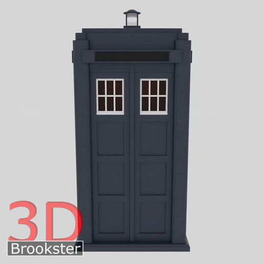 🩺 Doctor Who - Brachacki TARDIS in 5.5" Scale・ 3D File for 3D printing ...