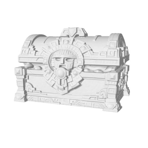 🎲 Realistic Inca Chest・ STL File for 3D printing・Cults