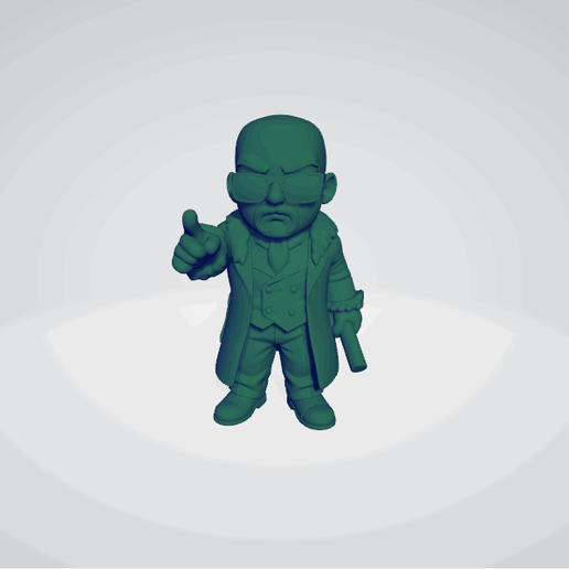 🦸 Pop’s Fighters Mr. Big・ STL File for 3D printing・Cults