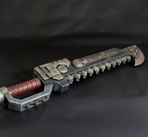 🗡️ 42k Chaos Chainsword・ STL File for 3D printing・Cults
