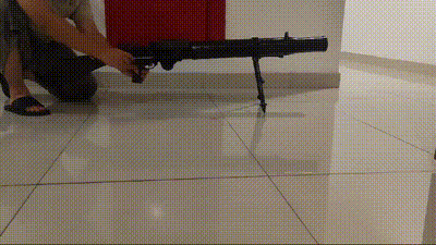 🔫 Lewis LMG Replica 3D Printed 1:1 scale・ STL File for 3D printing・Cults