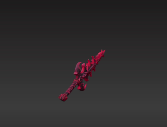 🗡️ Organic Demon Spine Sword - Monstrous Prop for 3D Printing・ STL File ...