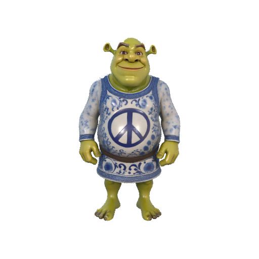 ☮️ Shrek – Peace Sign Outfit・ STL File for 3D printing・Cults