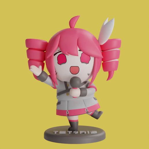 🍐 Kasane Teto / Tetoris・ STL File for 3D printing・Cults