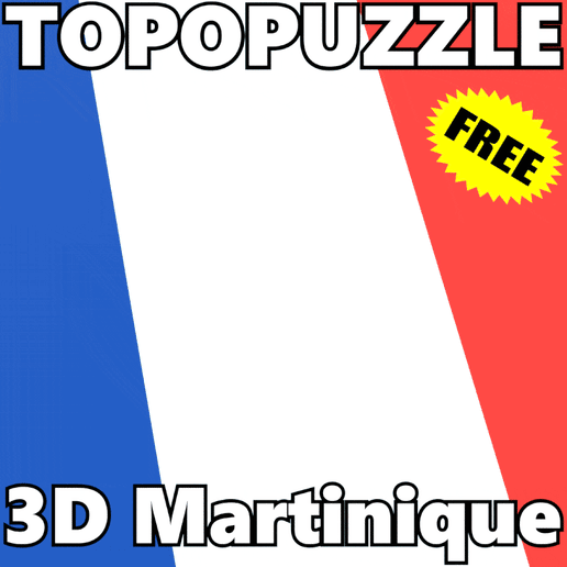 Free STL file TopoPuzzle 3D Martinique (34 Pieces) 🇲🇶 ・Model to ...