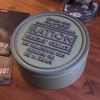 ⚙️ Metal Gear Solid RATION Box・ STL File for 3D printing・Cults