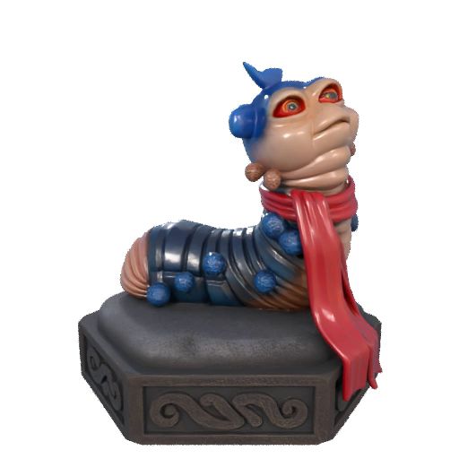 🪱 Ello Worm from Labyrinth - Iconic Movie Character Figurine・ 3D File ...