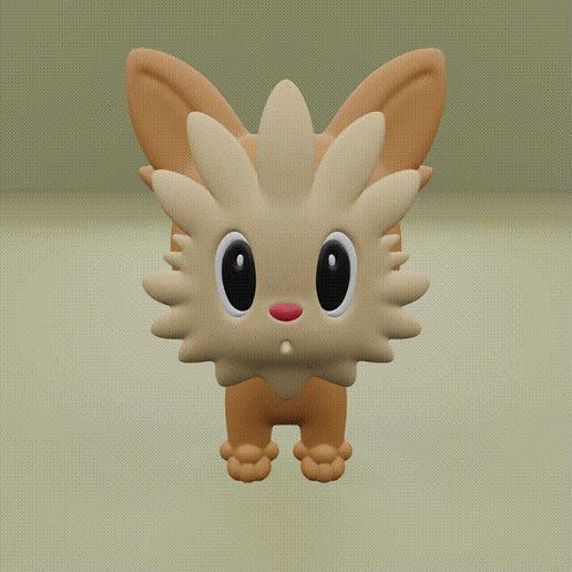 🐉 Pokemon No. 506 Lillipup・ STL File for 3D printing・Cults