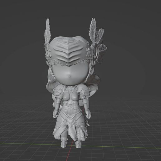 STL file valkyrie profile lenneth chibi 👾 ・Design to download and 3D ...