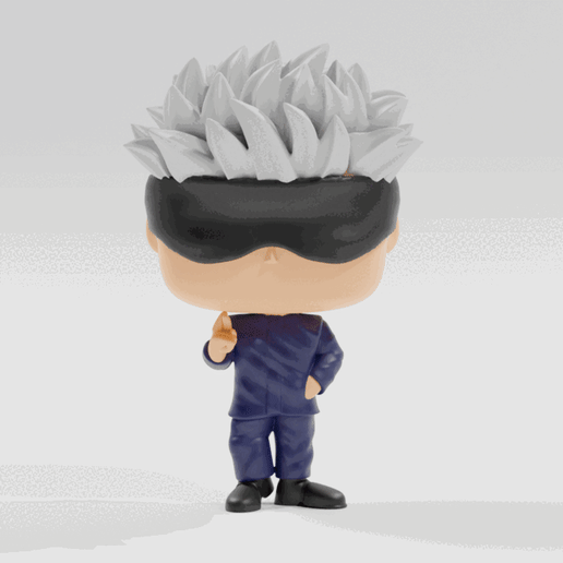 🐉 Satoru Gojo funko pop from Jujutsu Kaisen・ STL File for 3D printing・Cults