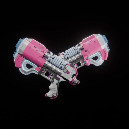 🔫 Arknights Endfield Yvonne's Artzy Tyrannical Gun + Keychain・ STL File ...
